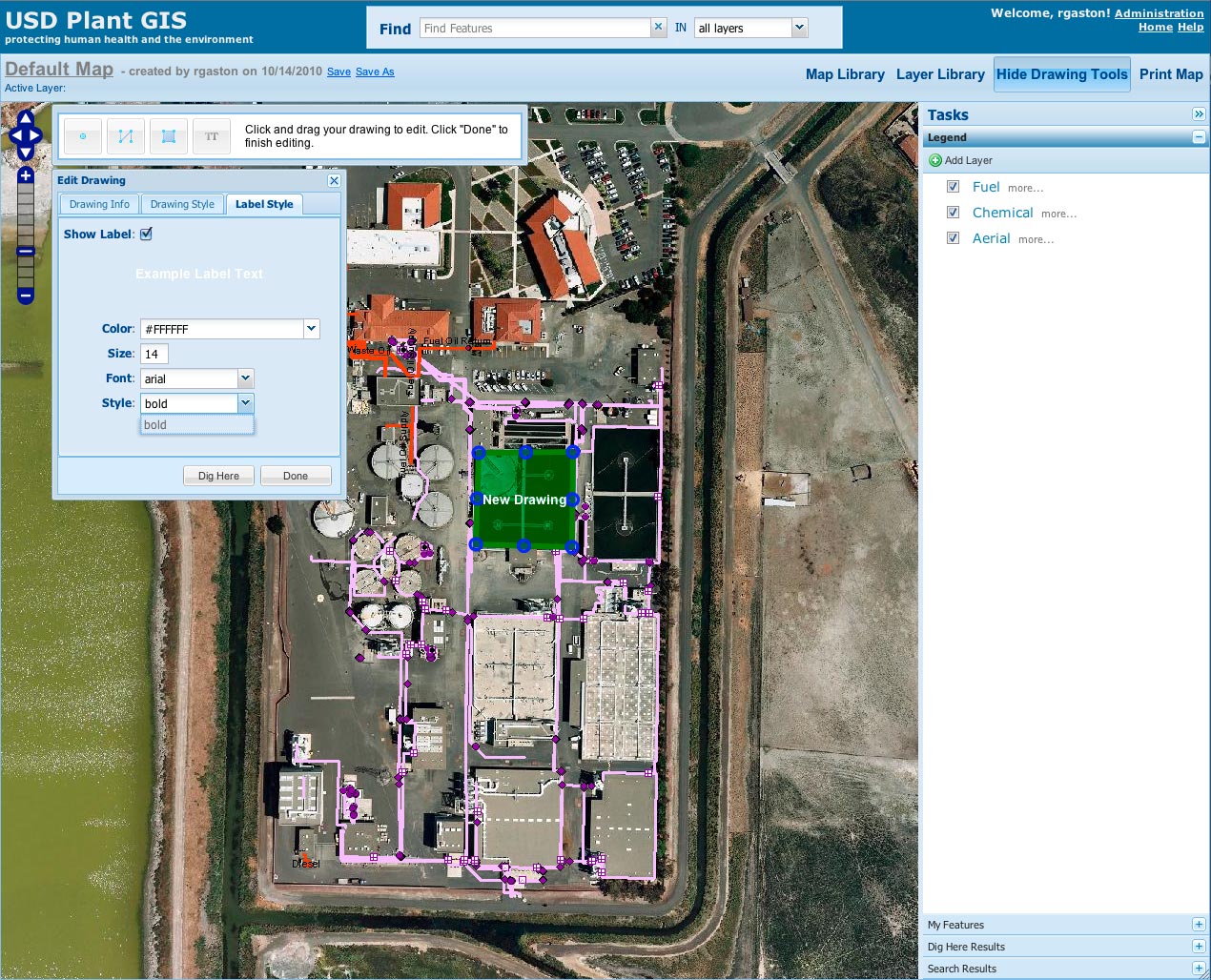Union Sanitary District Plant GIS