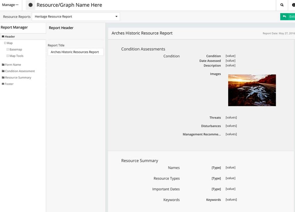 Arches 4 Lets Developers Create Custom Reports for Cultural Heritage ...